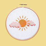 Cross Stitch Craft Kit - Sunshine – Stitch Happy.