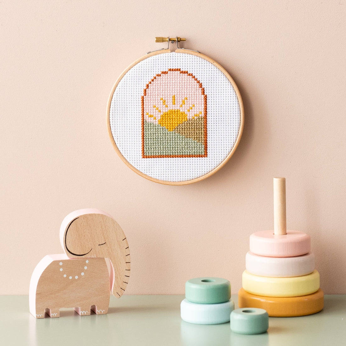 Sunrise Cross stitch Kit – Stitch Happy.